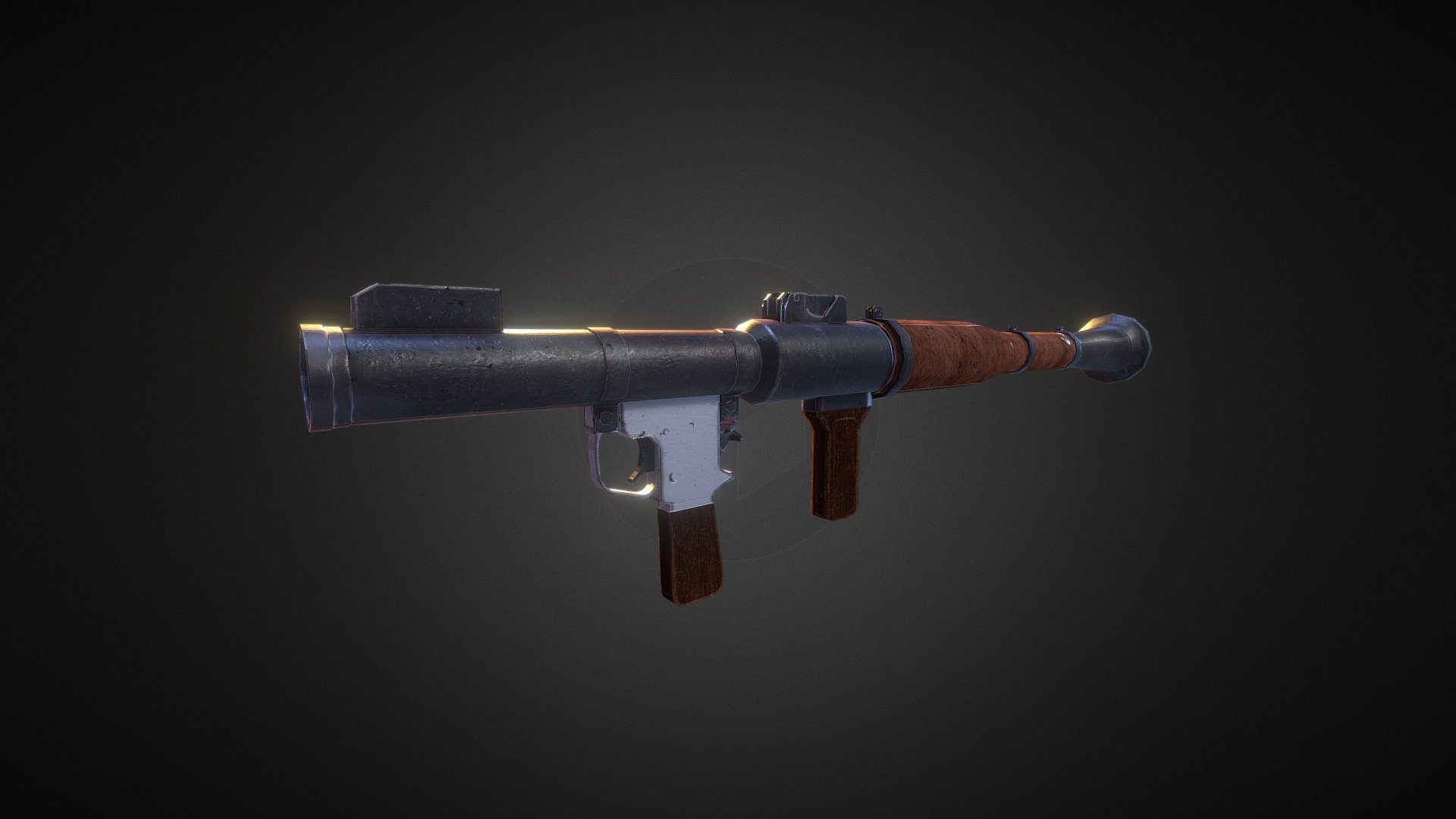 RPG-7 Low Poly - 3D model by erkamenescol [4e3eec1] - Sketchfab