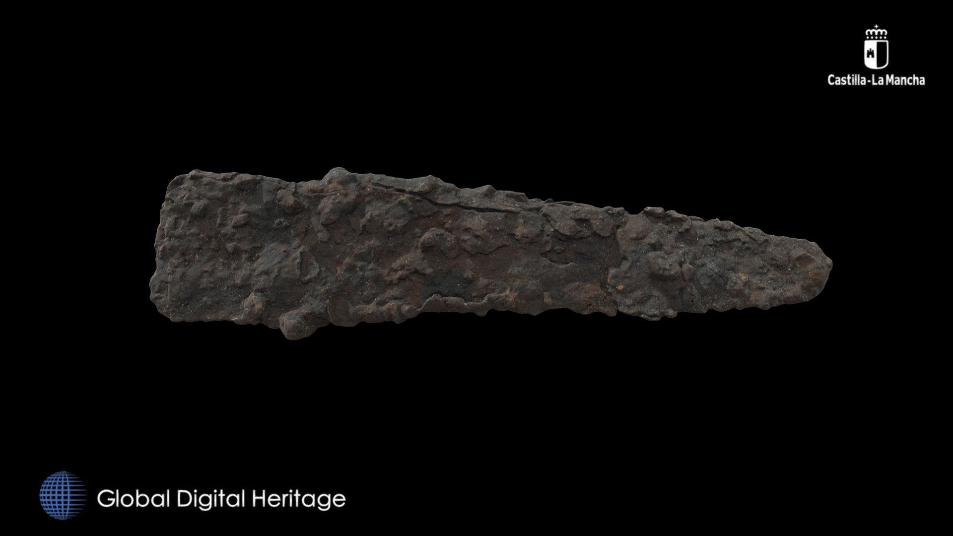 Sharp iron knife, Cerro de las Cabezas - Download Free 3D model by ...