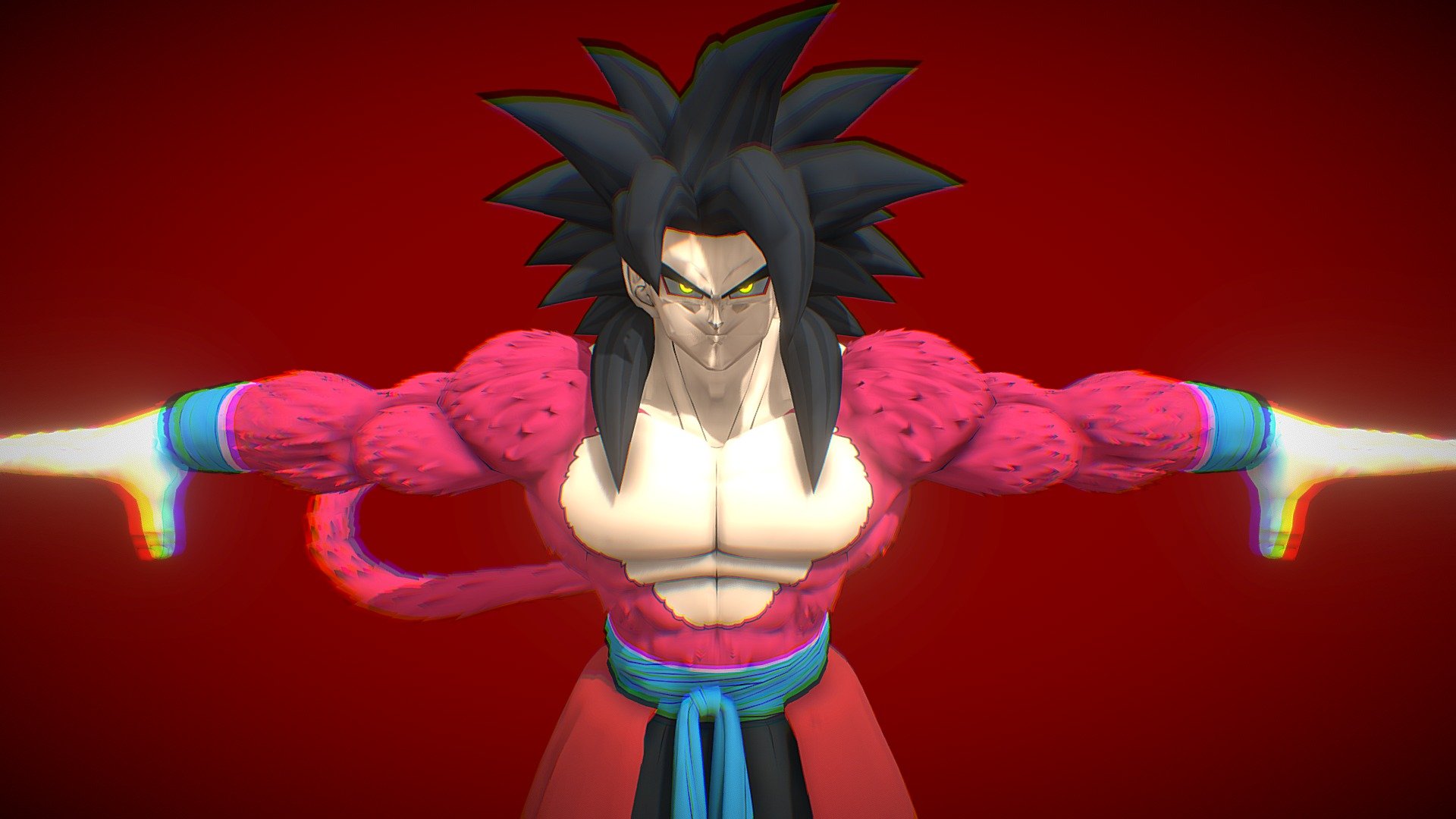 DBFZ XENO GOKU SSJ4 - Download Free 3D model by 20062020year [4e405f3 ...