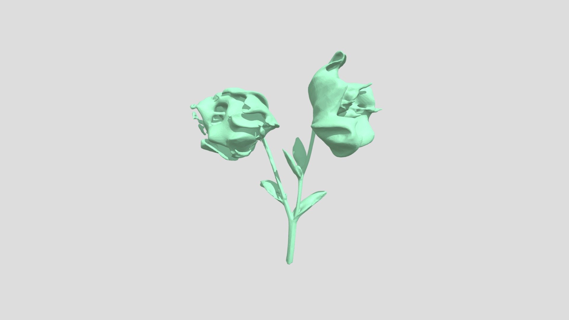 Green Flower - Download Free 3D model by BellaBe33 [4e408ed] - Sketchfab