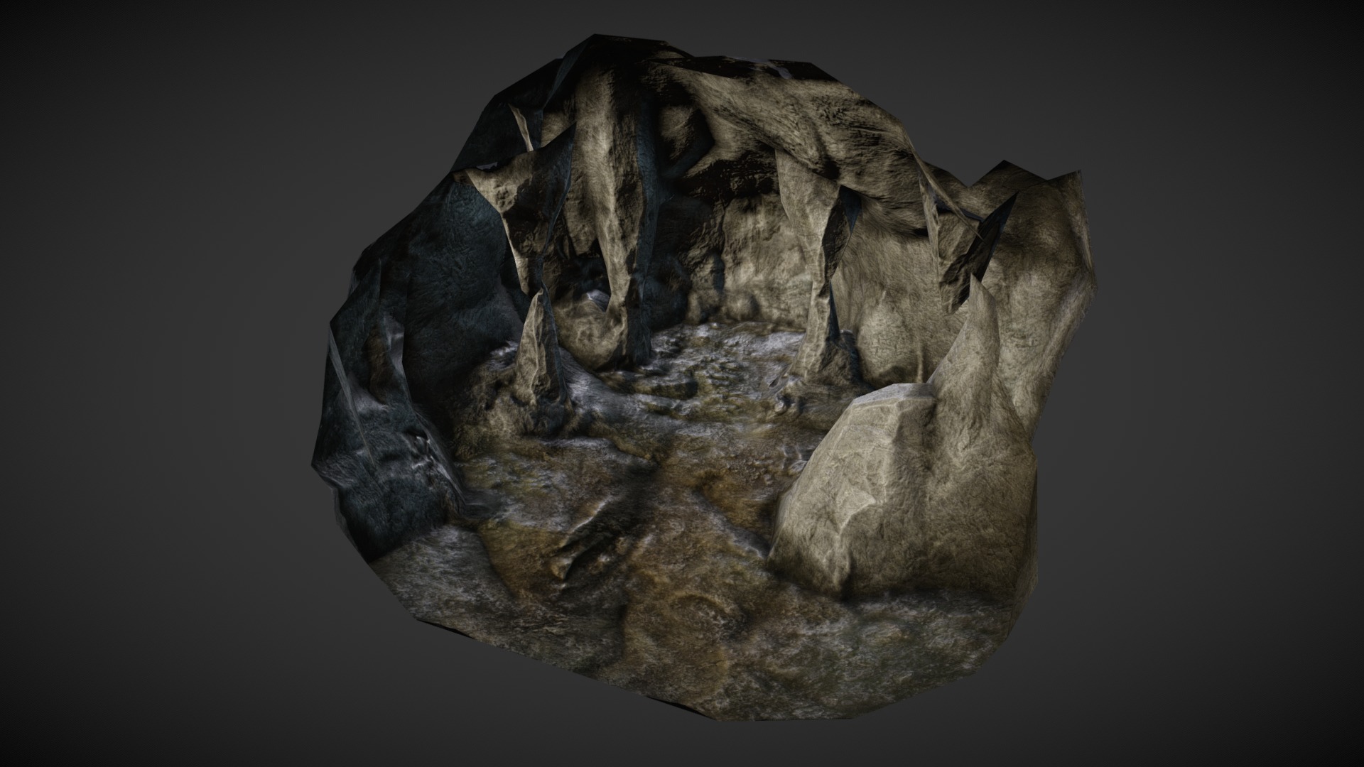 Cave Interior V1 - 3D model by tobyfredson [4e426af] - Sketchfab
