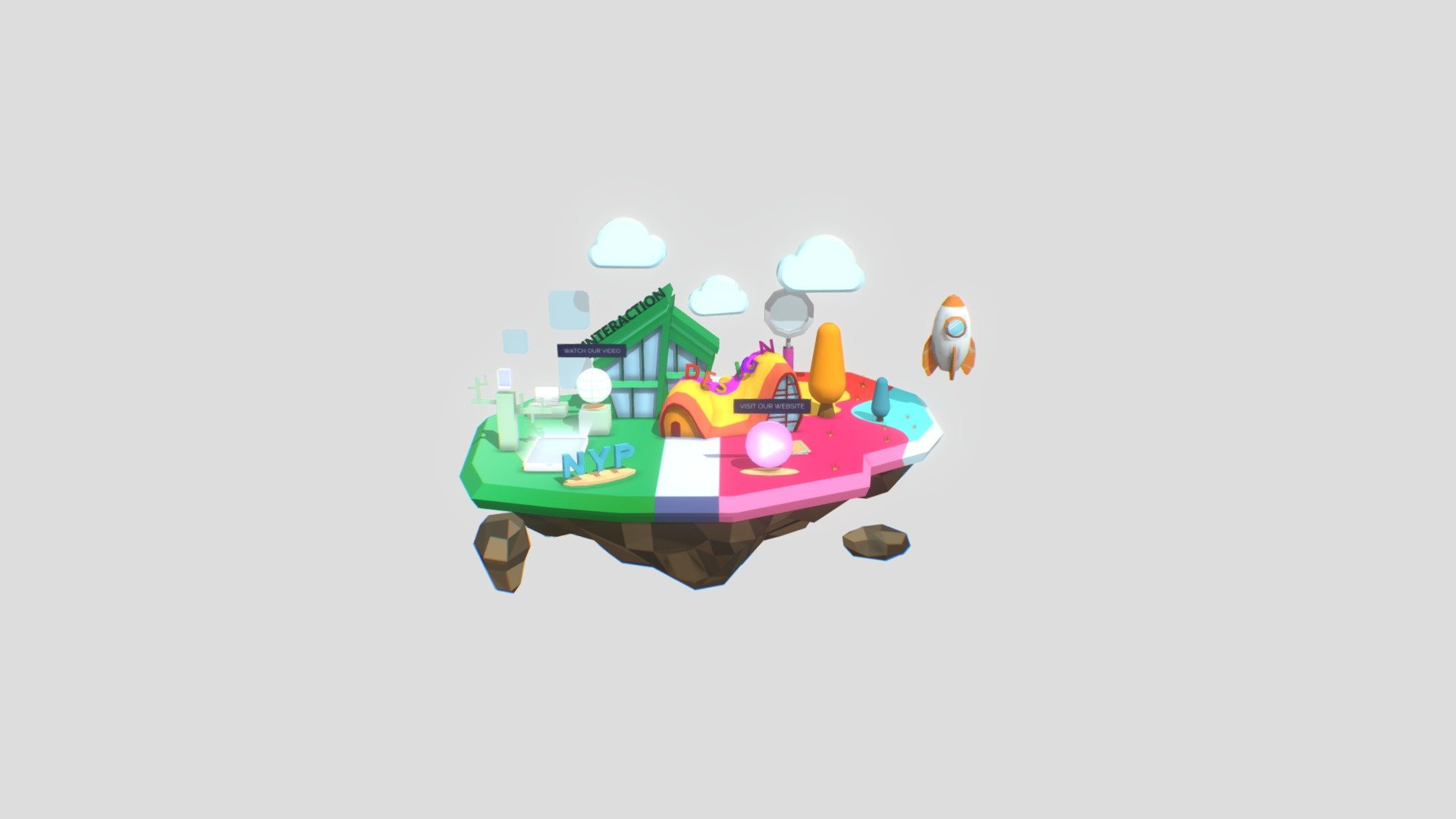Interaction Design - Download Free 3D model by 170305Z [4e44b1c ...