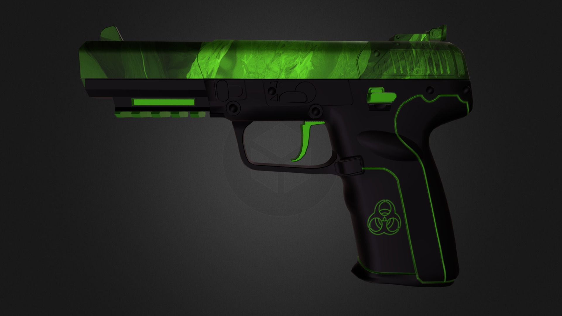 Five-SeveN | Toxic - 3D model by Keppo [4e473a3] - Sketchfab
