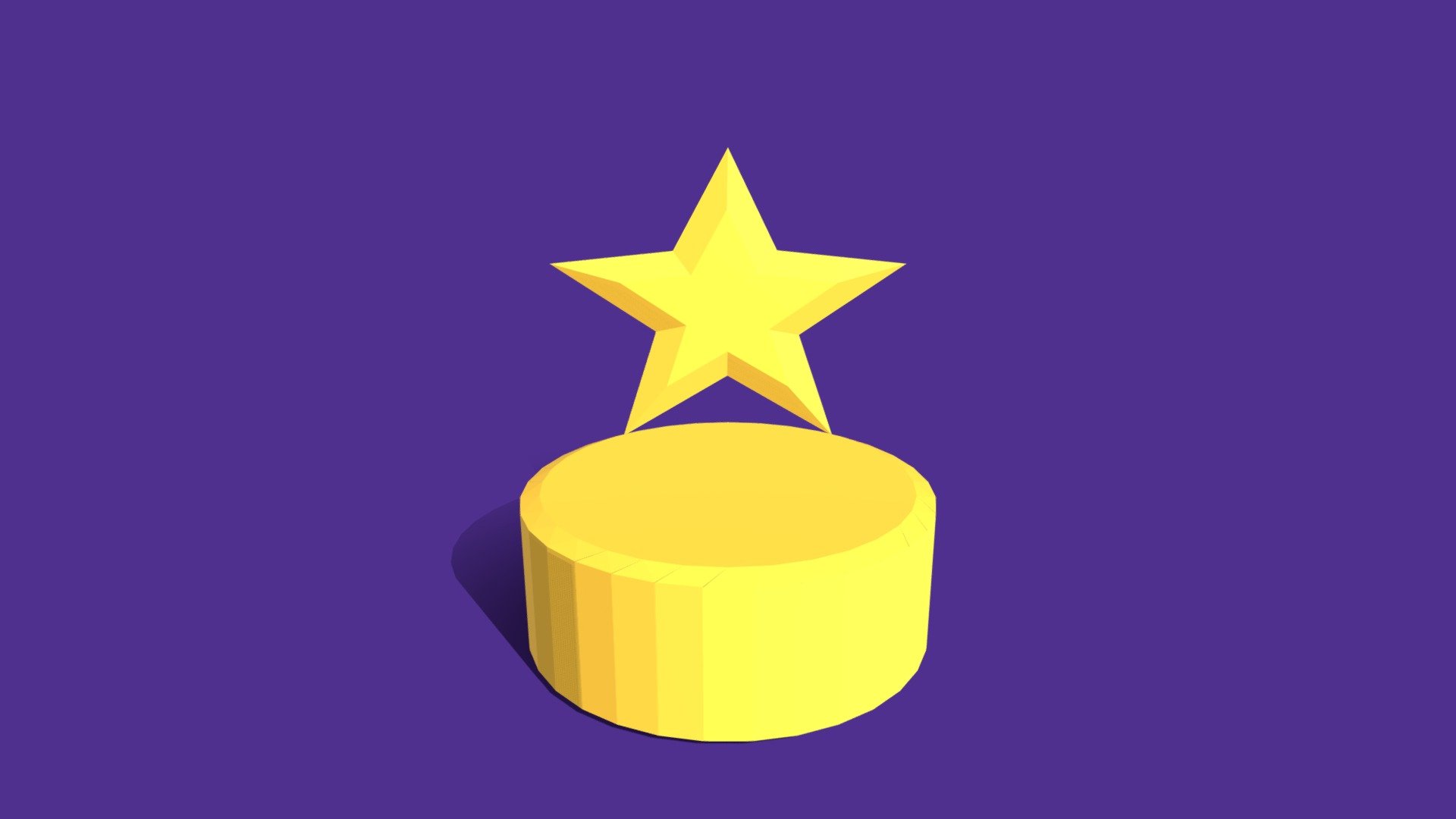 Golden Star Stool - 3D model by gemfever [4e4770b] - Sketchfab