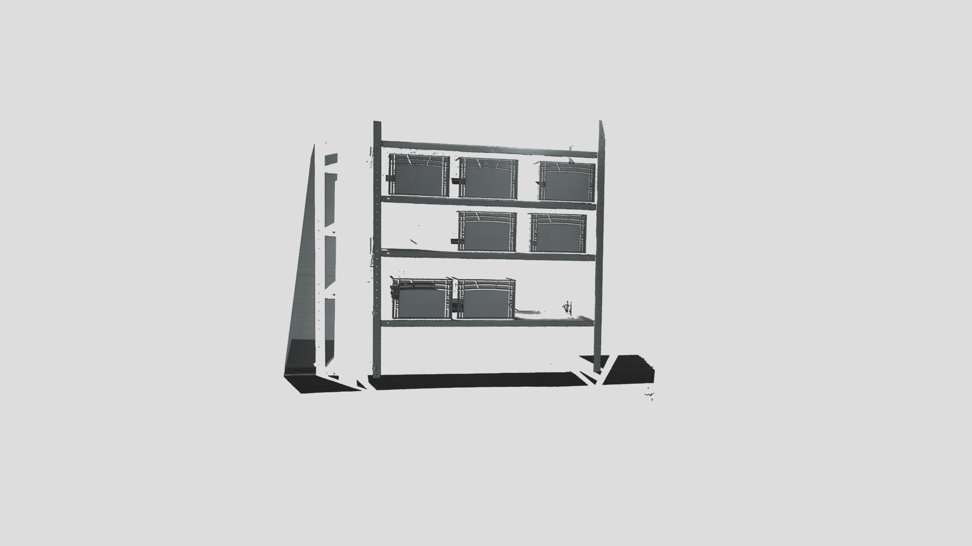 3D Scan: Regal rack - 3D model by Photoneo [4e4853e] - Sketchfab