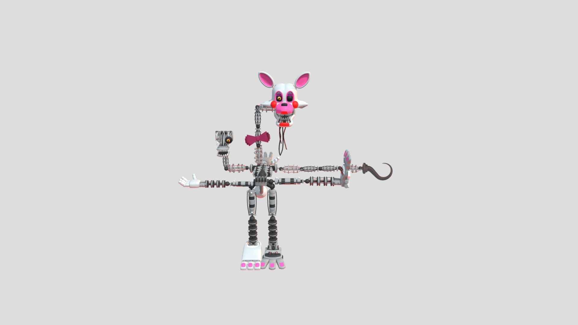 The Mangle - Download Free 3D model by Freddy_Fazbear (@LBSCR_E2_No.100 ...
