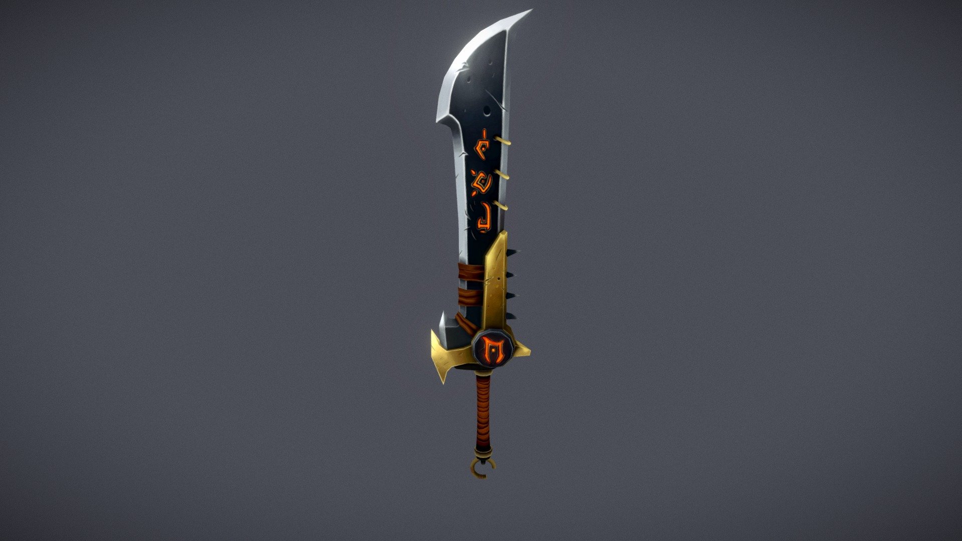 Hand Painted Greatsword - 3D model by HiroArcus [4e49edc] - Sketchfab