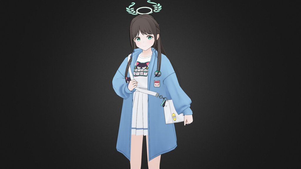 BlueArchive - A 3D model collection by Tlipoca (@cailingfeng122) - Sketchfab