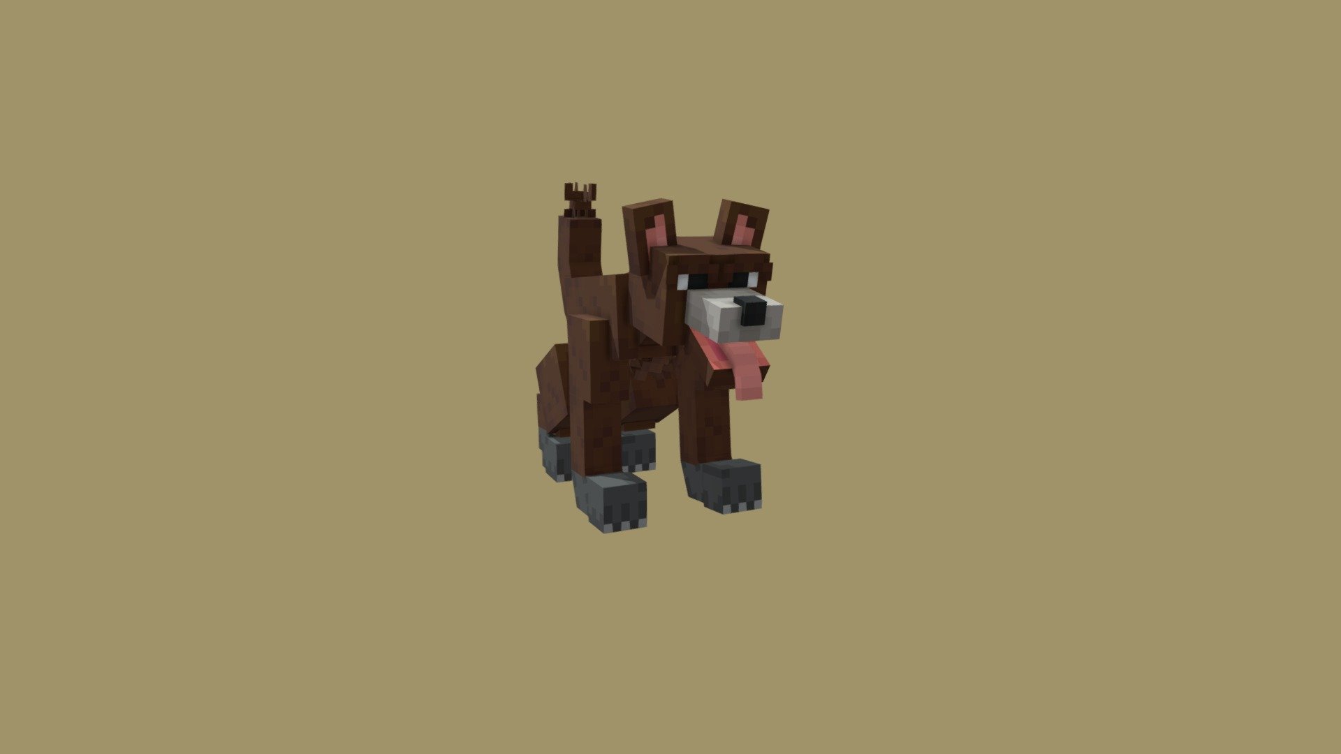 [Flacko] Tamed Dog - 3D model by dukeflacko [4e4ccb8] - Sketchfab