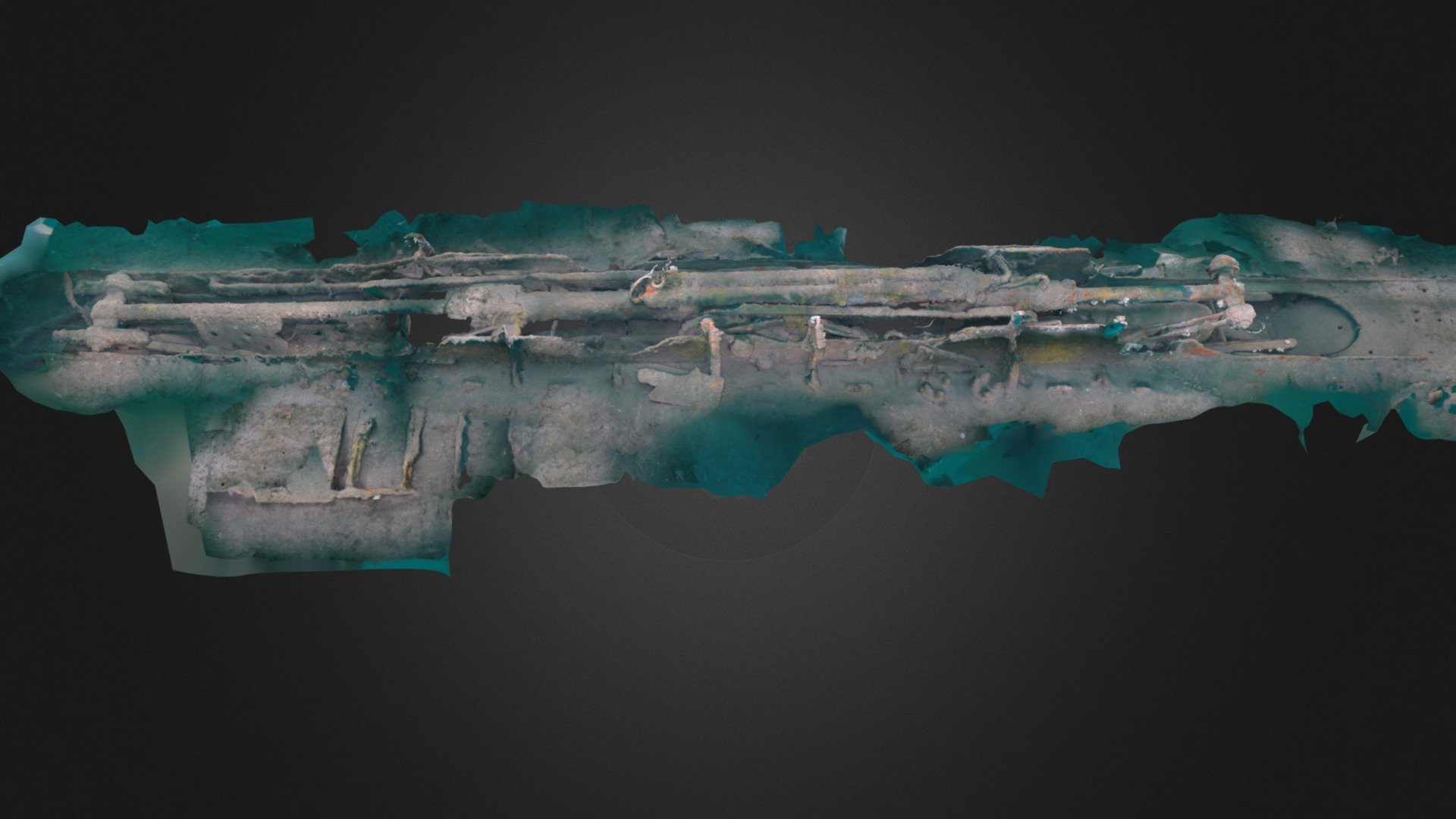 HMS M2 - Plane Catapult - 3D model by hugh.waite [4e4d5de] - Sketchfab