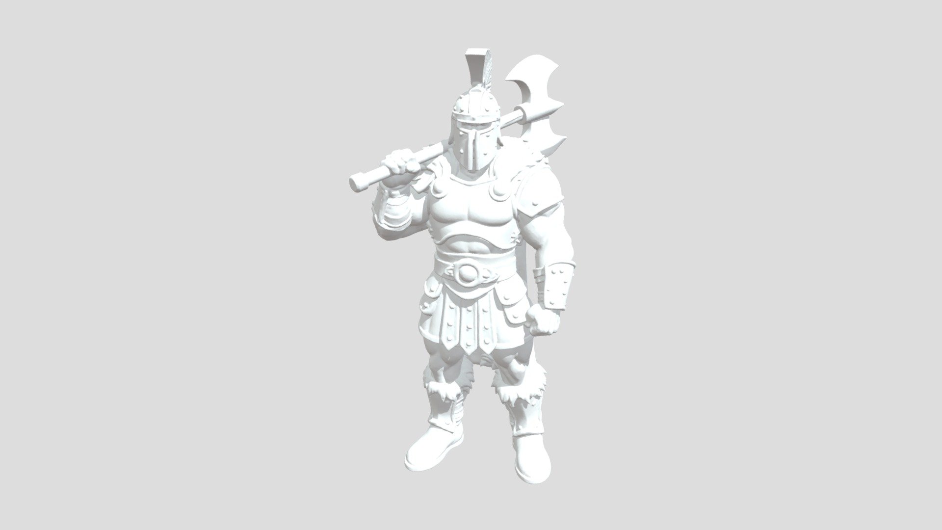 Gladiator Warrior - Download Free 3D model by apsanders [4e4fd61 ...