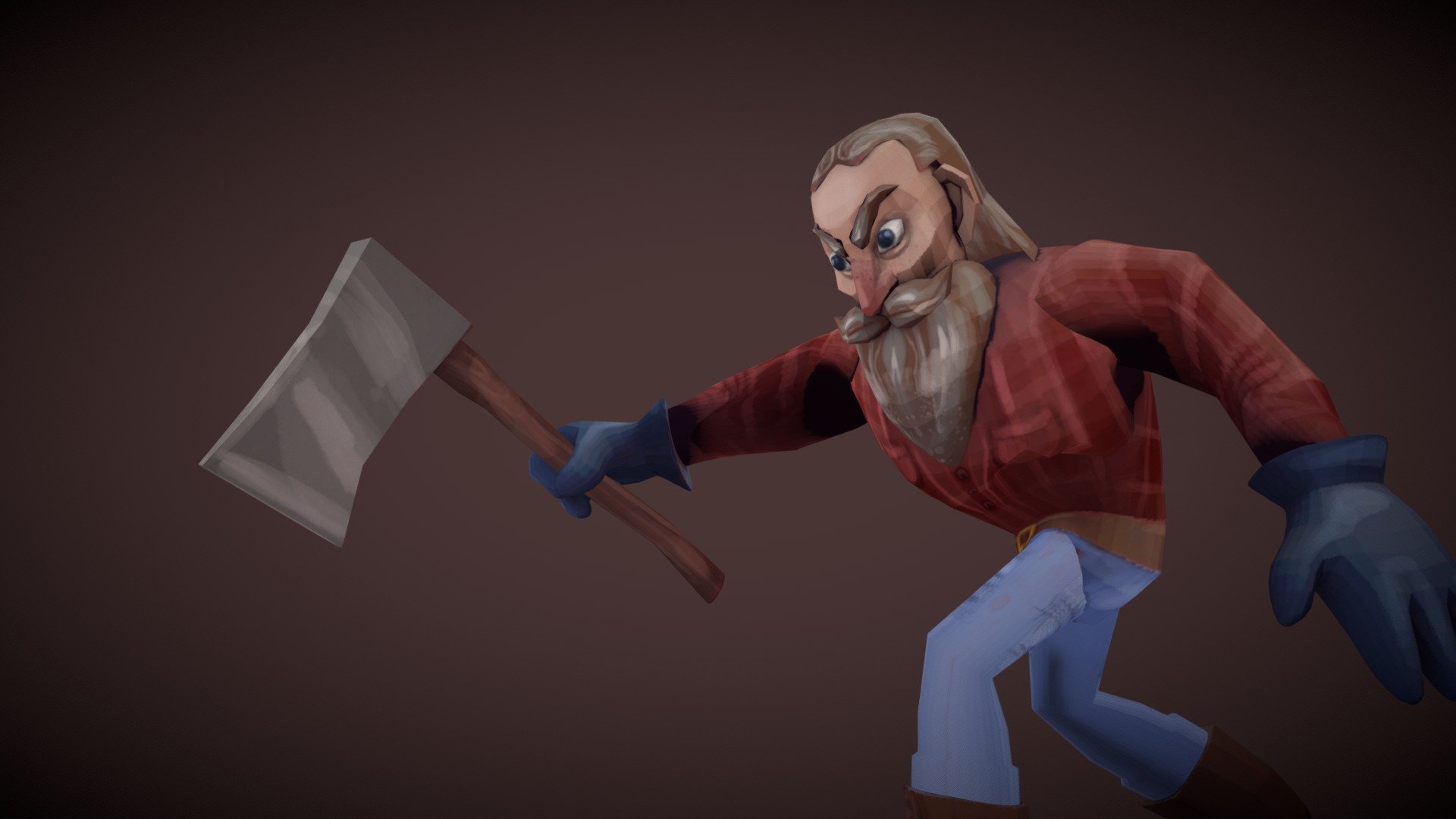 Big lumberjack - 3D model by RozaS (@RozaSkrzypecka) [4e5091e] - Sketchfab