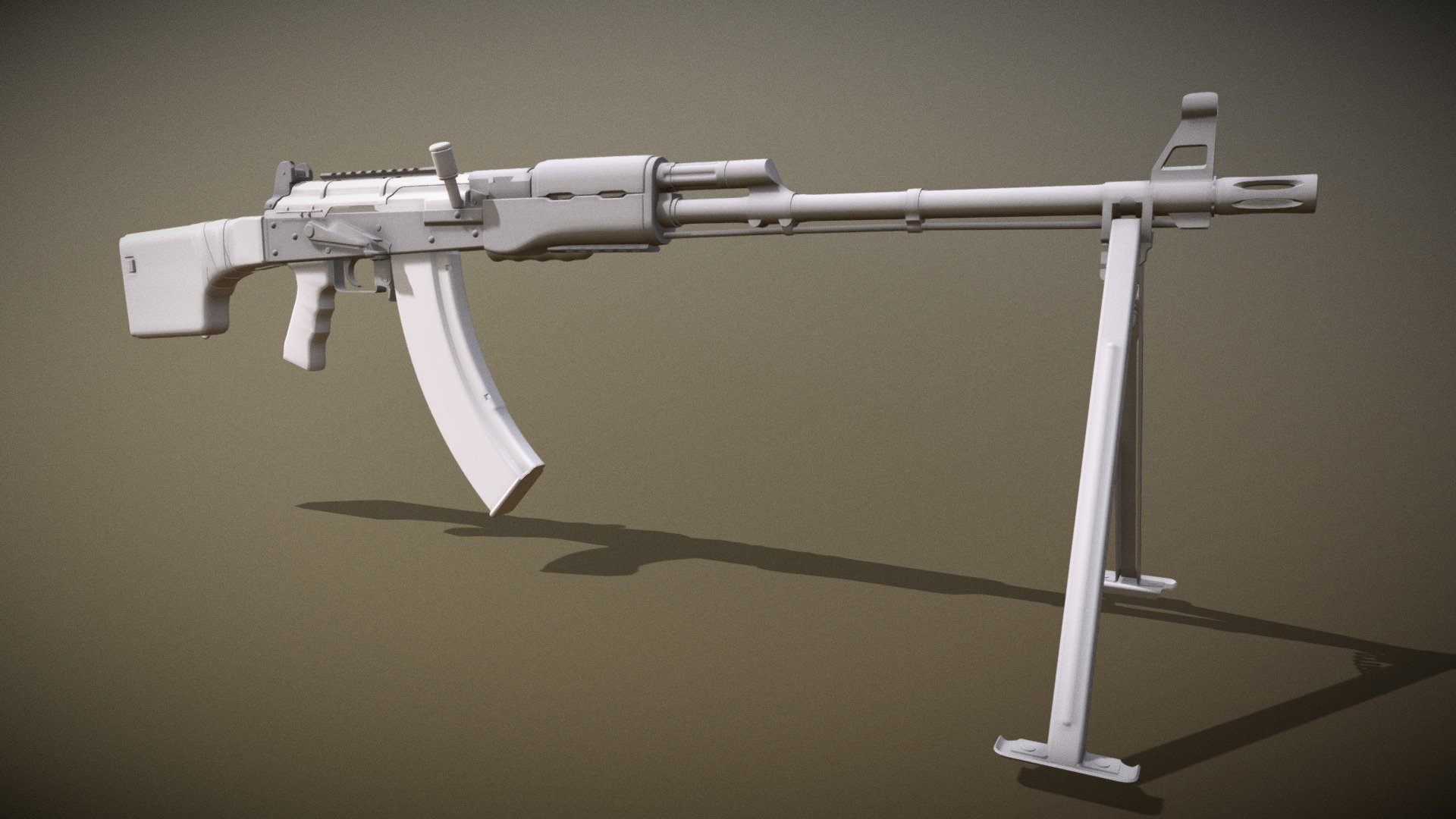RPK-74 (Detailed) - 3D model by Euphoria Collective (@EmpityG) [4e50bf1 ...
