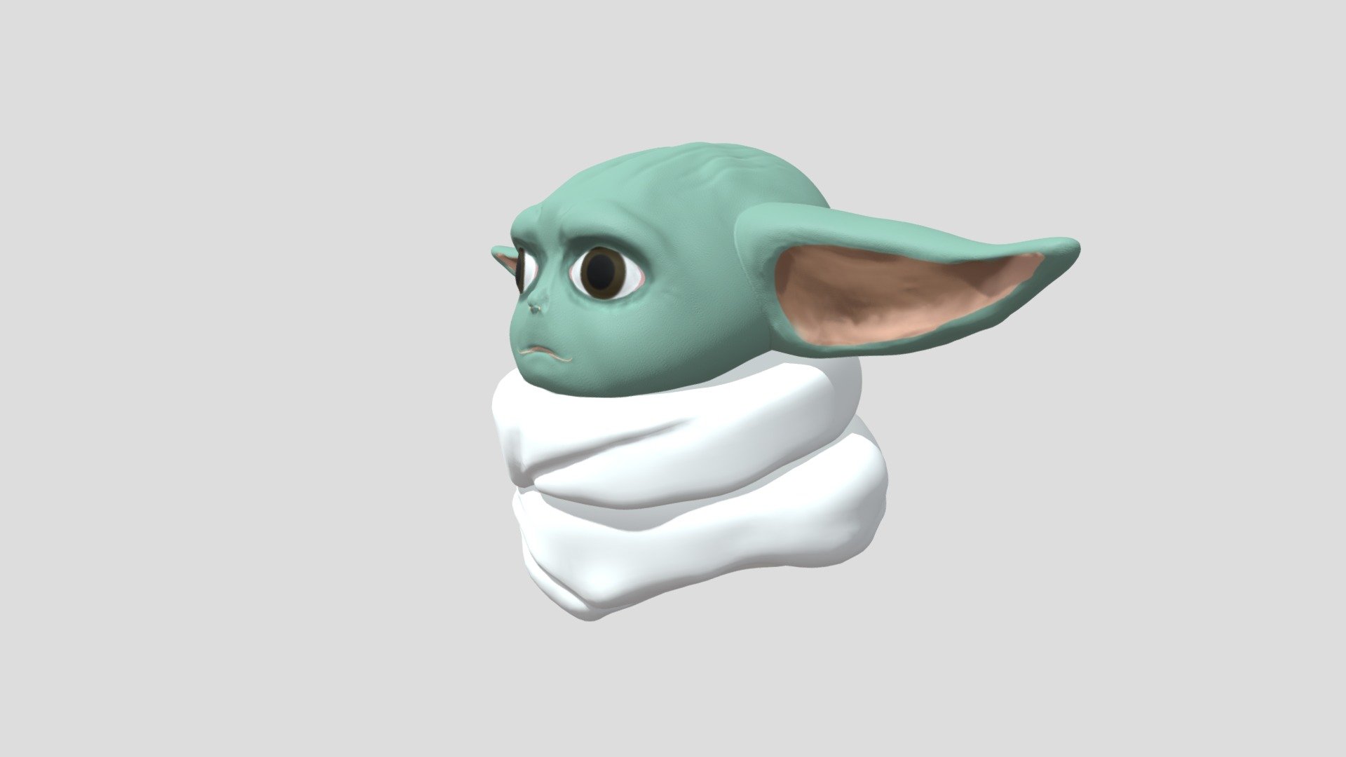 Baby Yoda - Download Free 3D model by Kurnazart [4e51edf] - Sketchfab