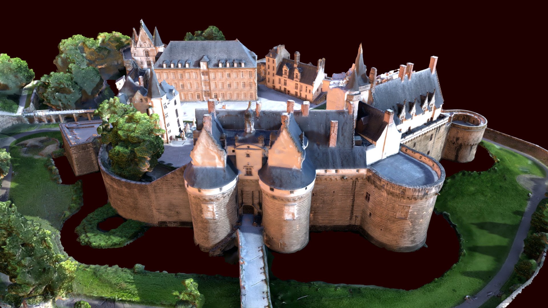 Château des ducs de Bretagne - Buy Royalty Free 3D model by Théo Derory ...