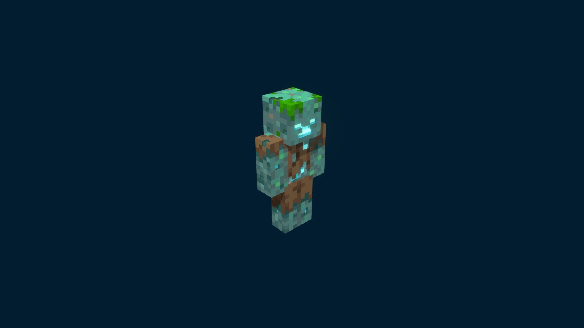 Minecraft Drowned - Download Free 3D model by None (@None_Yaroslav ...