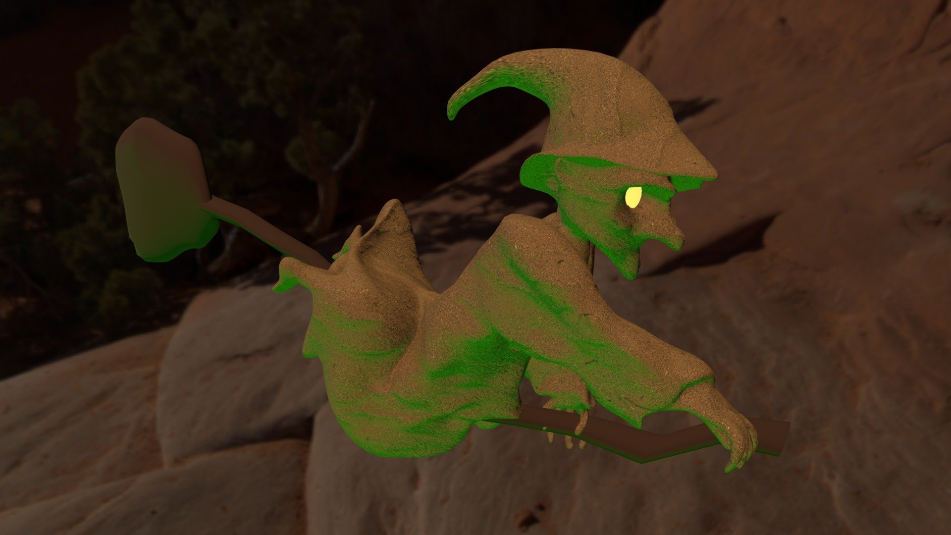 Sand Witch - Download Free 3D model by zachwise [4e589a9] - Sketchfab
