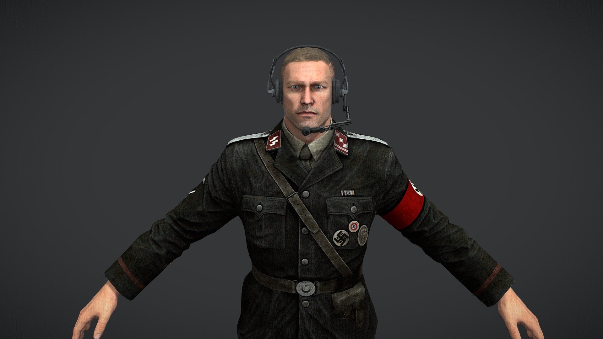 "B.J." Agent - Wolf. Old Blood - Download Free 3D model by Nazar ...