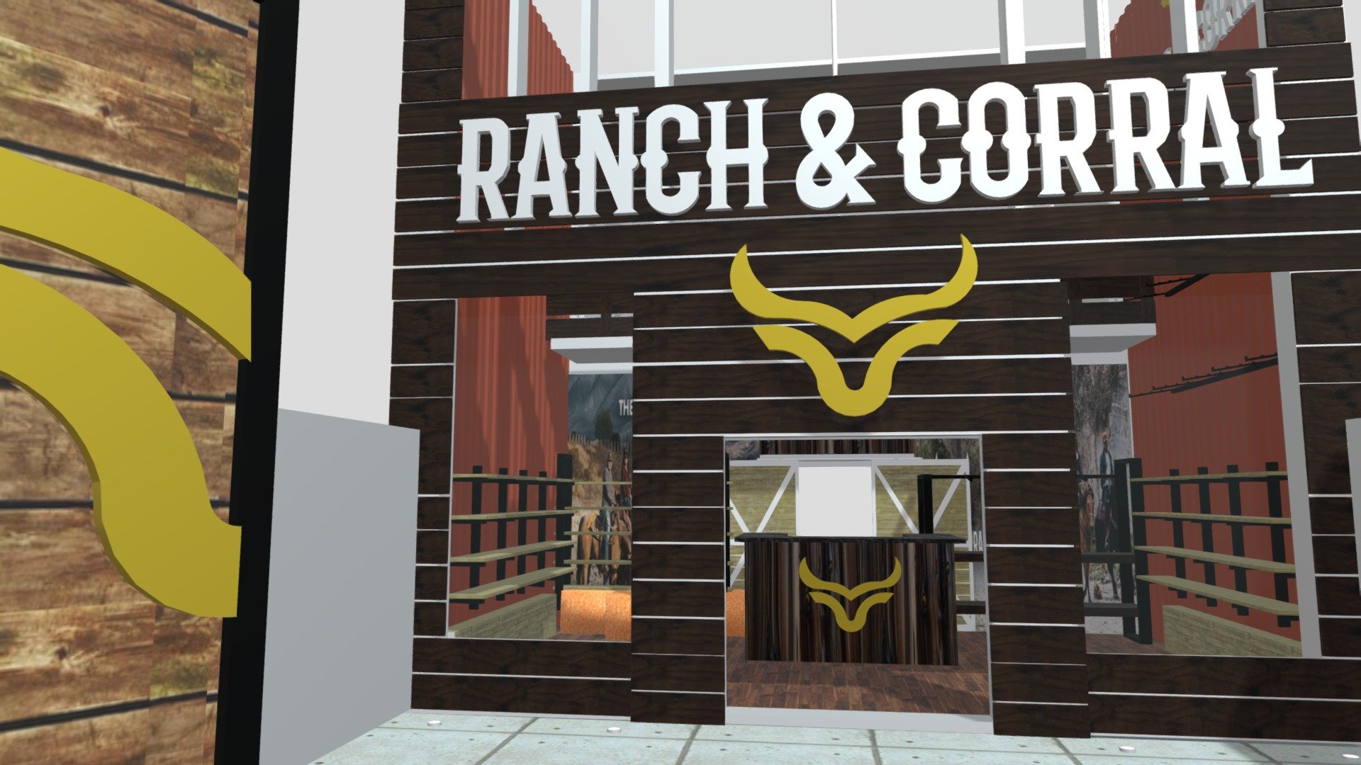 rancho and corral - 3D model by espaciosyexhibicion [4e5a98c] - Sketchfab