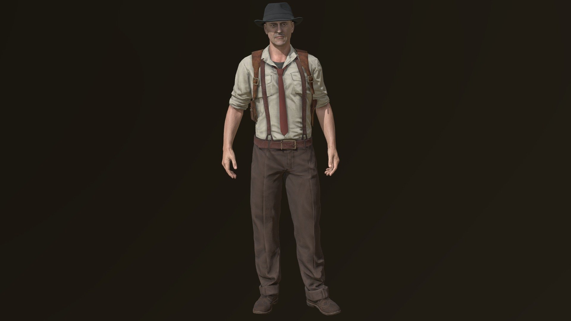 Detective (Mafia) PBR Game Ready - Buy Royalty Free 3D model by ...