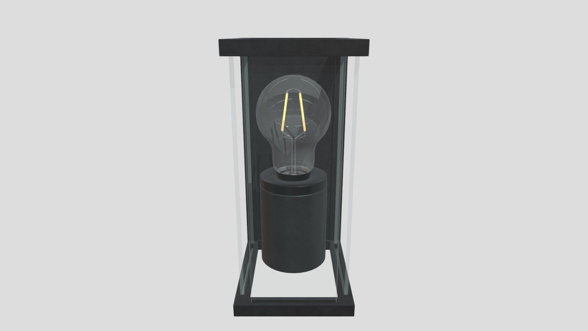 Lucide CLAIRE - Wall light Outdoor - Anthracite - Download Free 3D ...