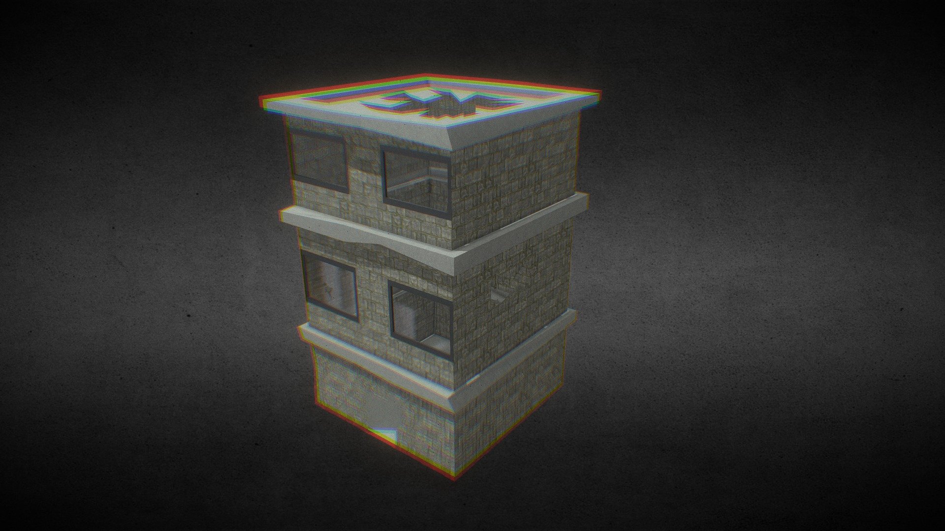 Destroyed_ House/Casa destruida - Download Free 3D model by JackSpector ...