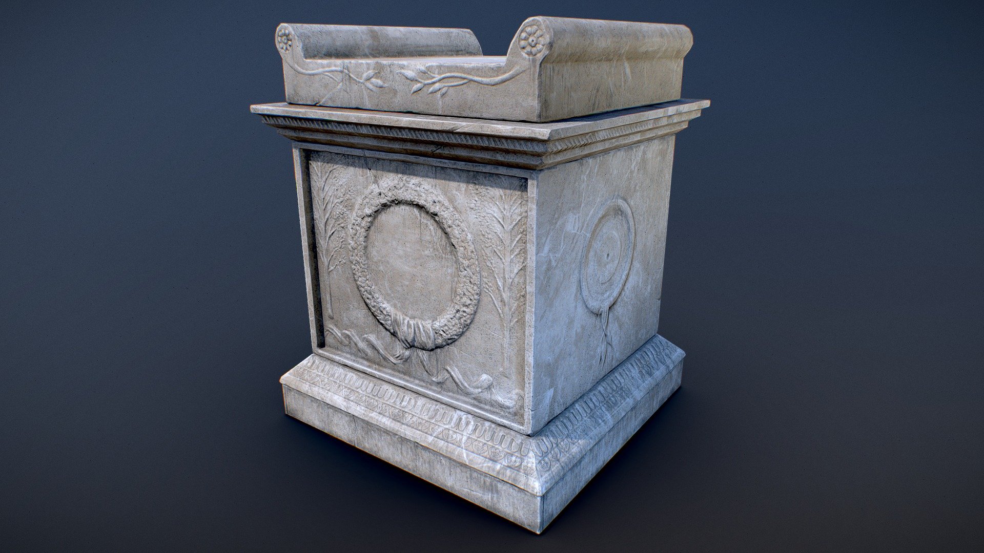 Autel Romain / Roman Altar (Low-Poly) - Buy Royalty Free 3D model by ...
