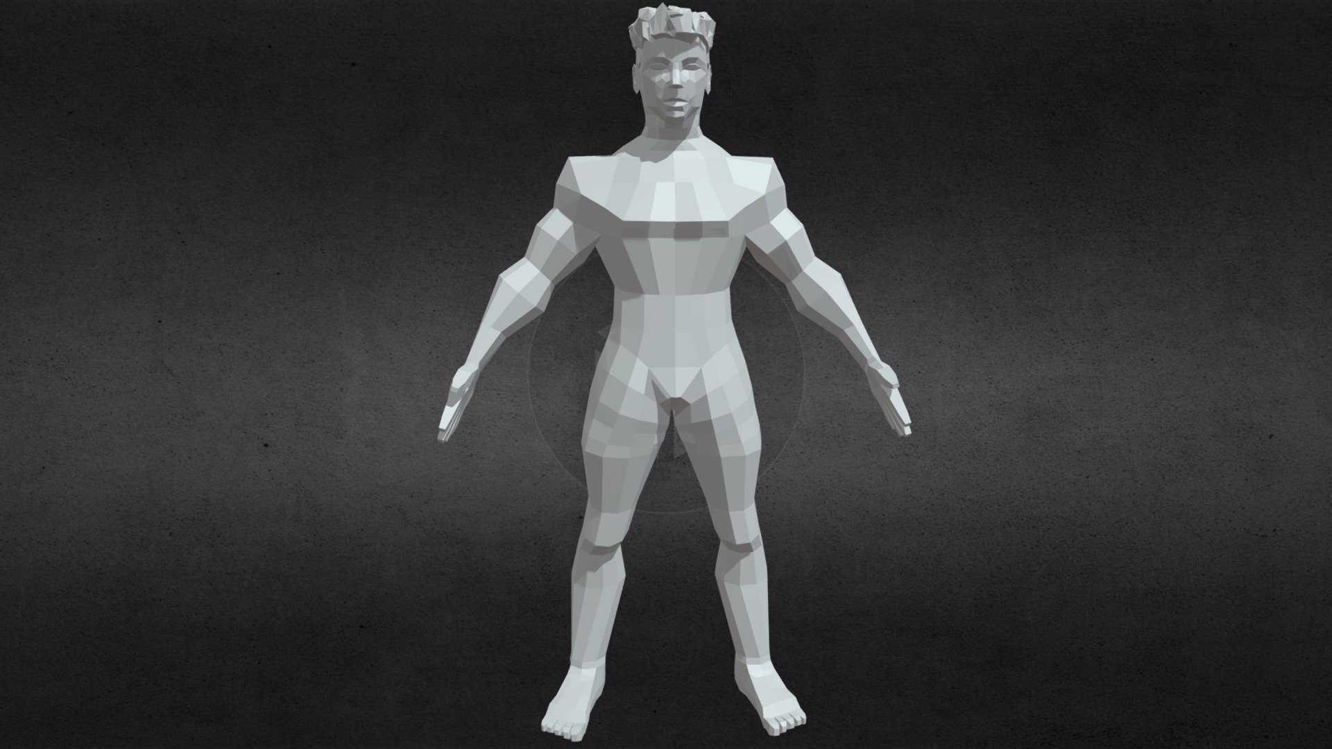 Male Character | 3D Model | Low Poly - Download Free 3D model by ...