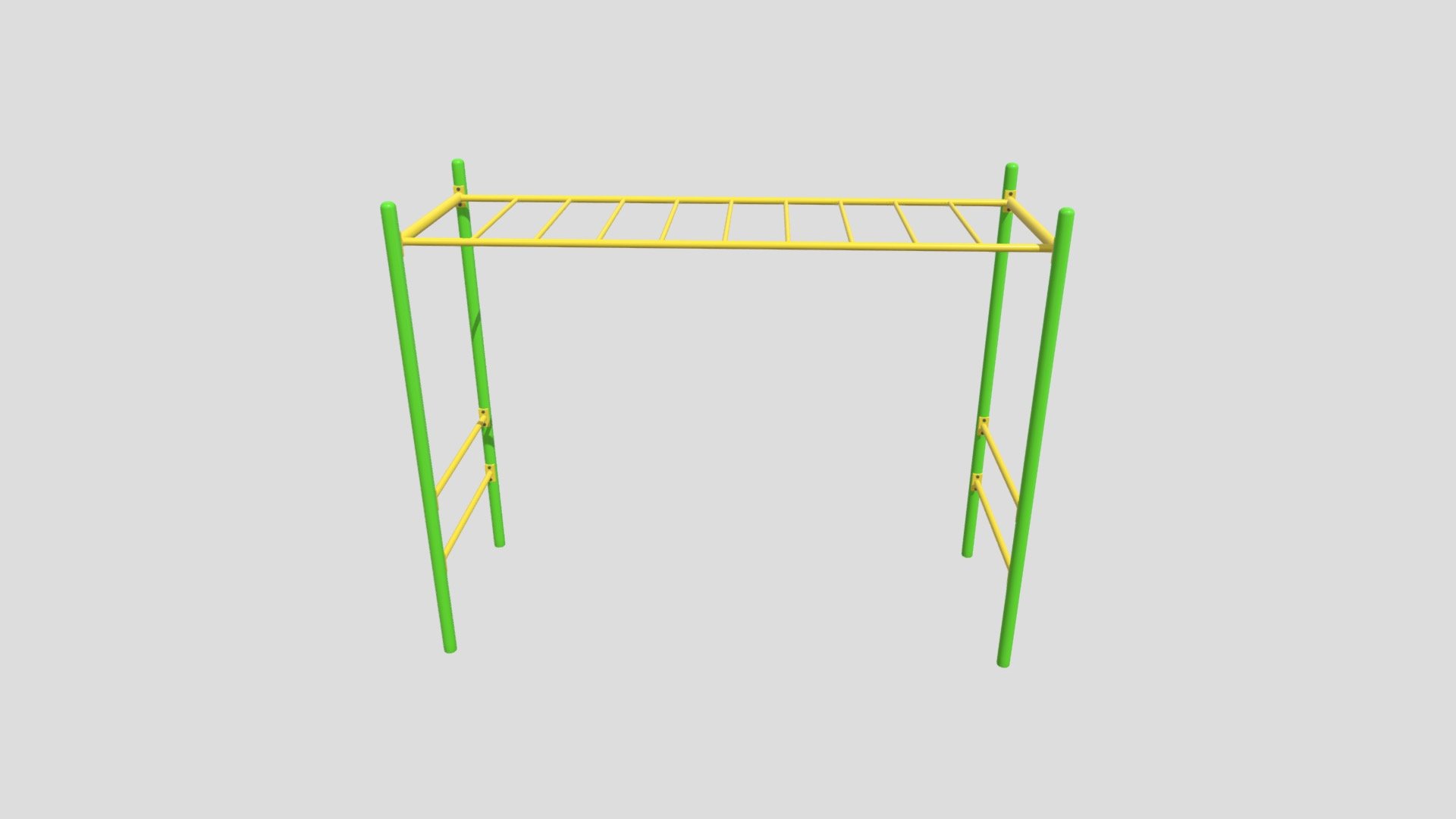 Monkey Bar - Buy Royalty Free 3D model by Ed+ (@EDplus) [4e5e61a ...