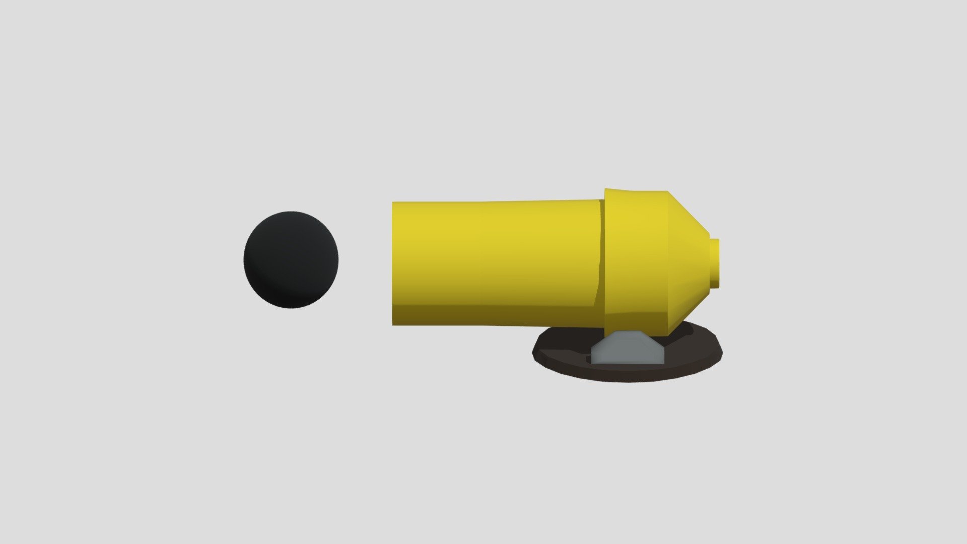 Canon - Download Free 3D model by Gastón Gamedev (@GastonGamedev ...