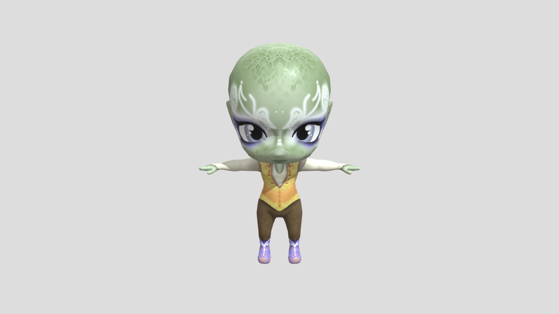 Forest Sprite Repaint - Base mesh by Menglow - 3D model by kvlarts ...