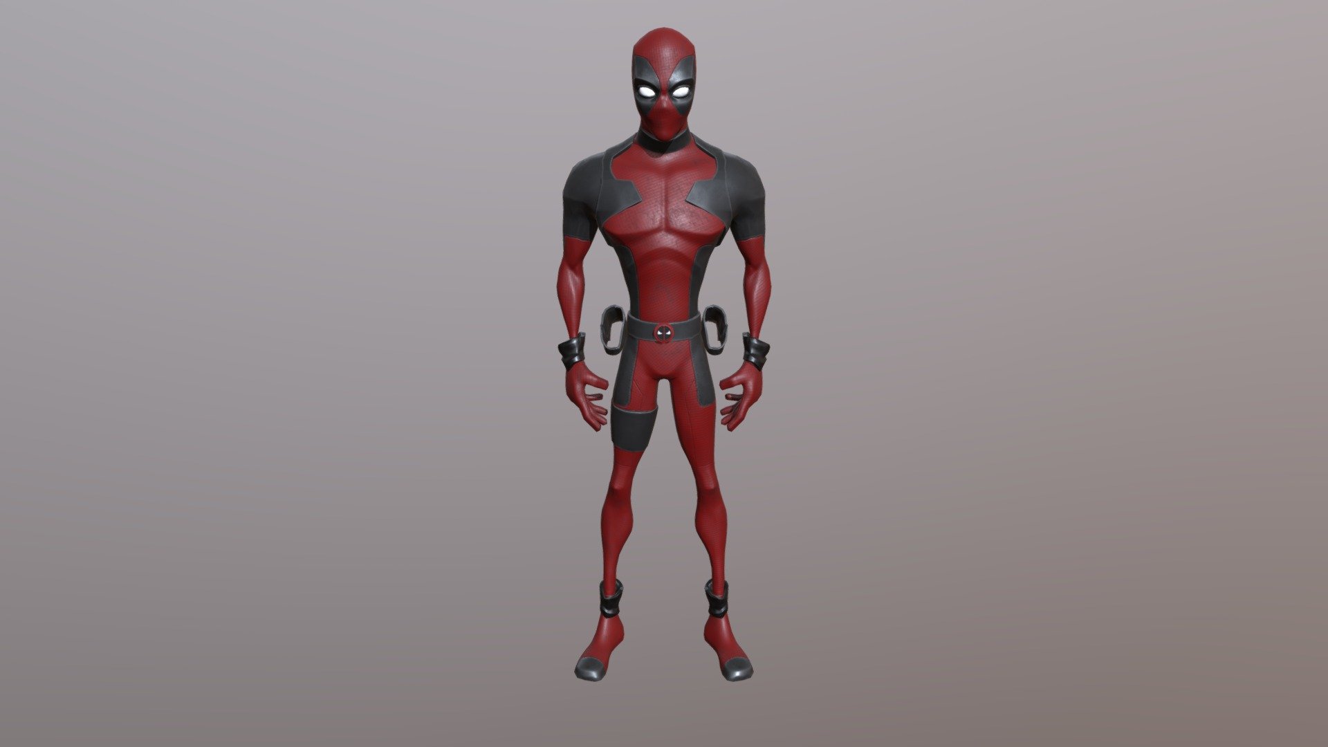 Deadpool - 3D model by Lydia (@lymoar) [4e618c2] - Sketchfab