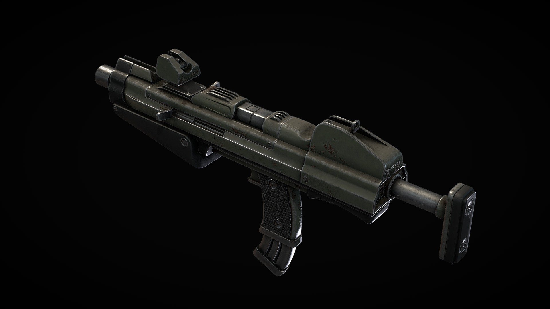 QUAKE 2 MACHINEGUN REMAKE BY ALYRIO TKACZENKO - 3D model by Alyrio ...