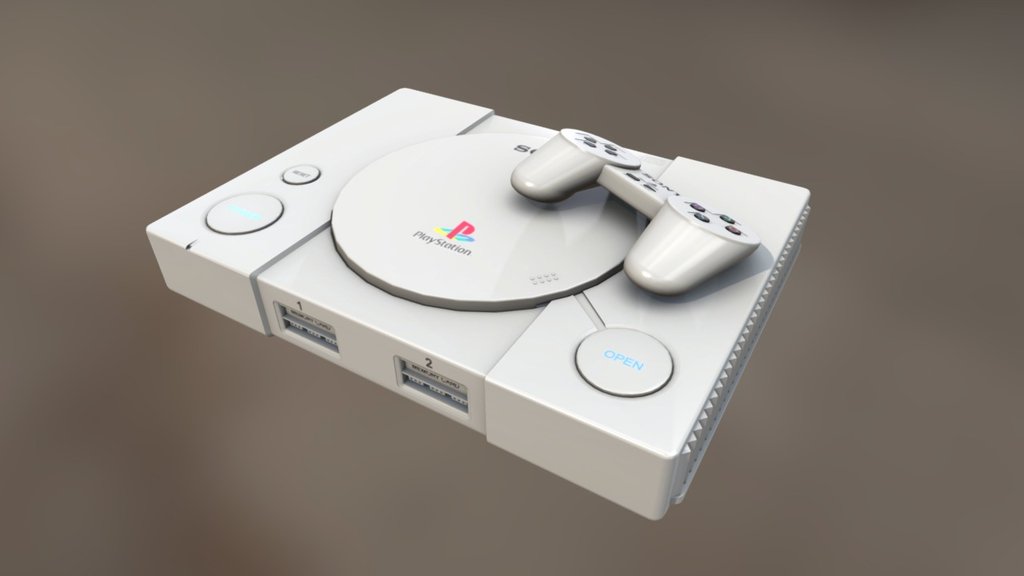 PlayStation - 3D model by contron [4e65943] - Sketchfab