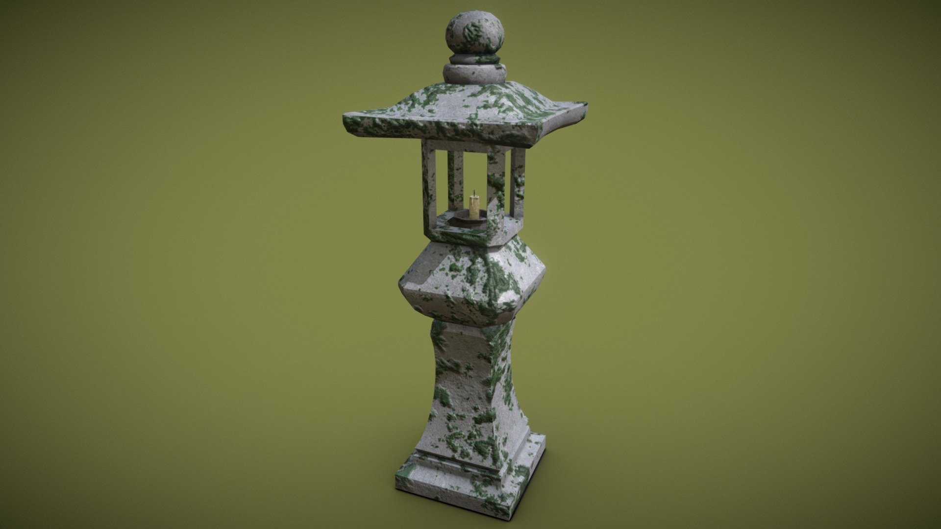 Stone Lantern - Download Free 3D model by Jamie McFarlane ...