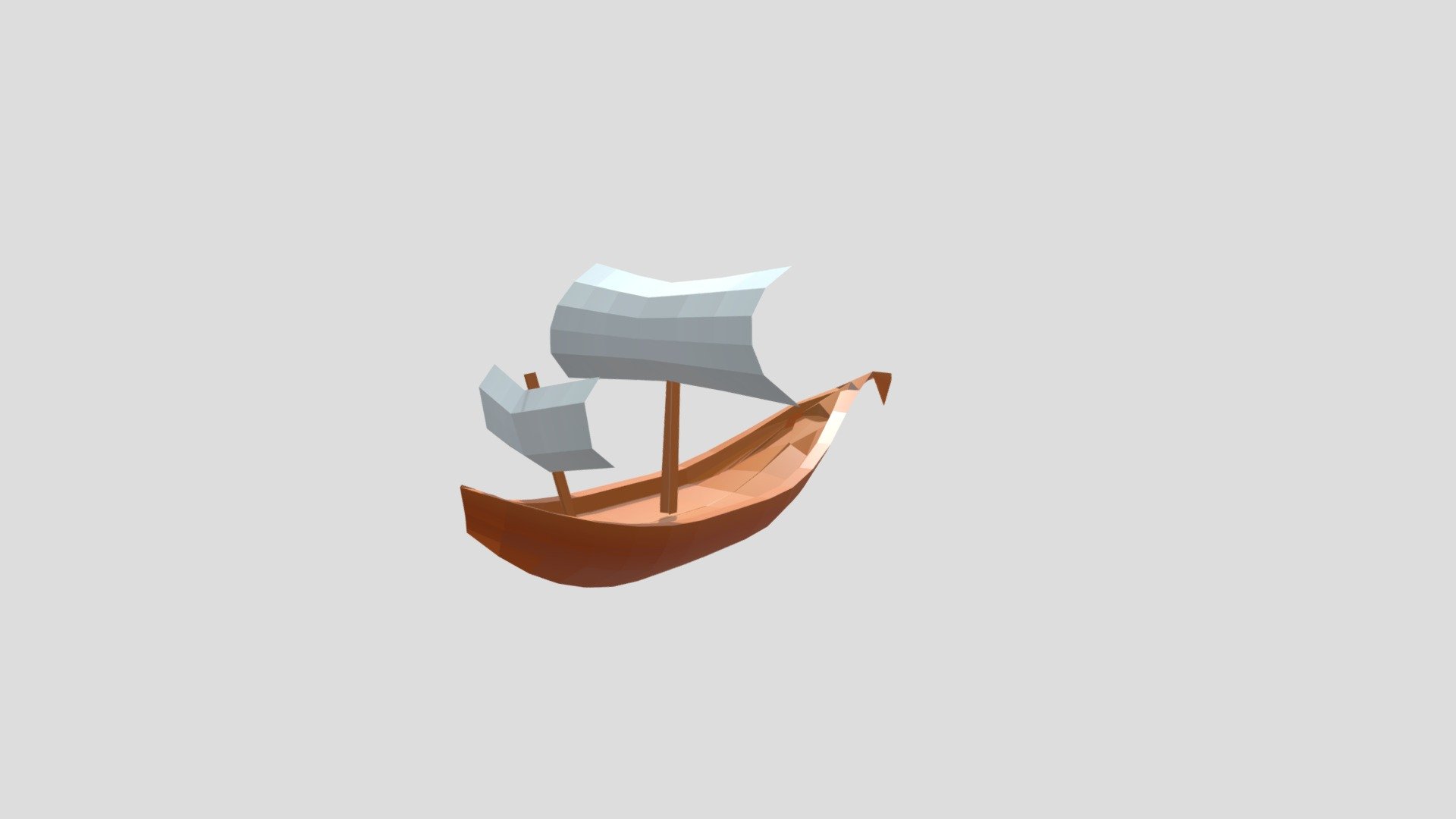 Sampan Boat Done - 3D model by ikhsanmnoor [4e67c9e] - Sketchfab