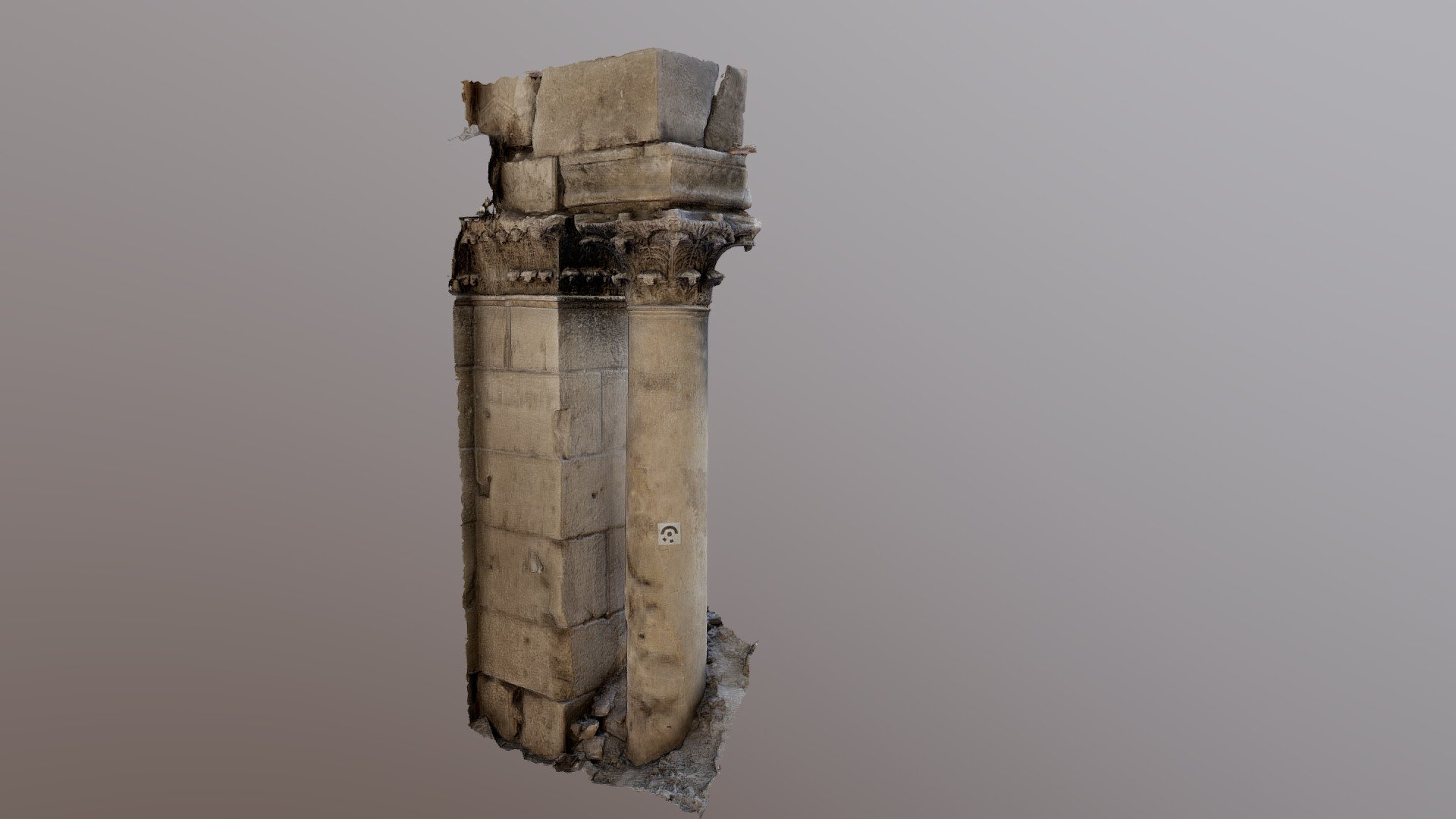 A corner of Medresse Halawiya in Aleppo - 3D model by Signs of culture ...