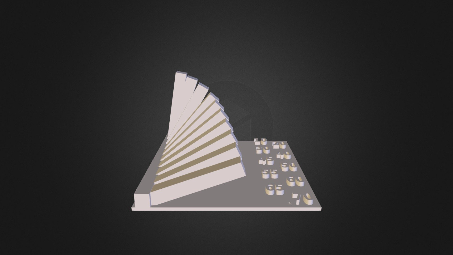 Leaning Beam Overhang Angle Test - 3D model by 3dindustries [4e6c065 ...