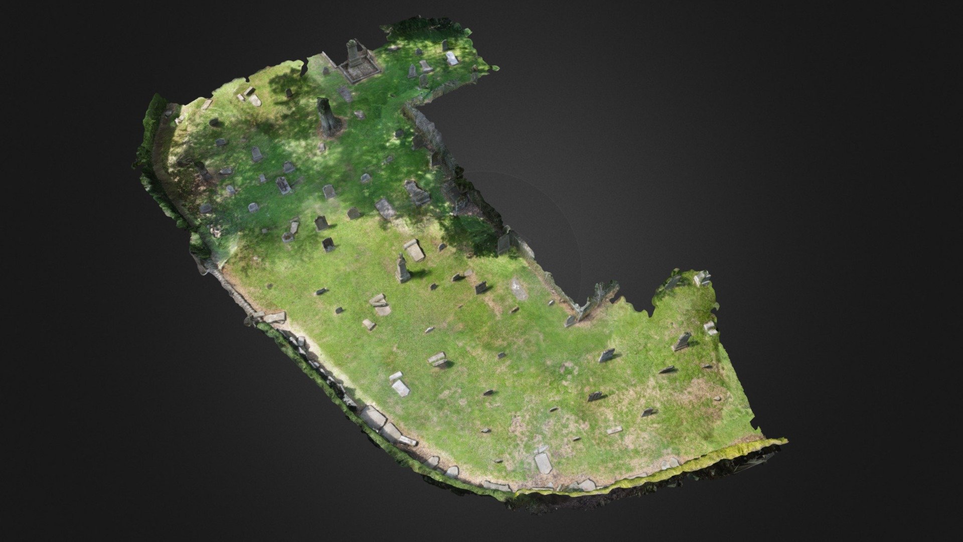 Dargie Churchyard Invergowrie V2 - 3D model by Darren Eyers FSA Scot ...