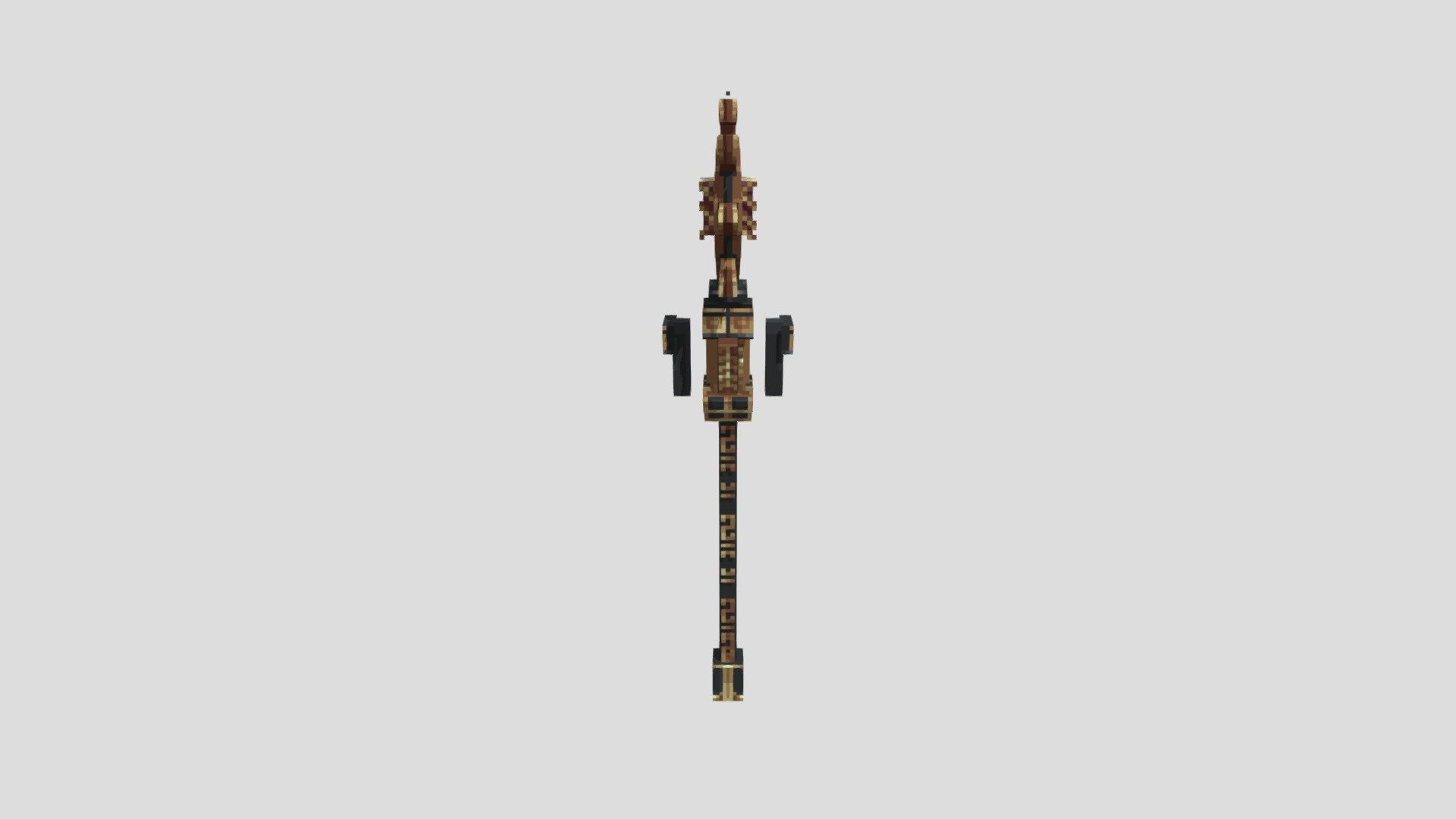 Staff - Download Free 3D model by nielsdwi [4e6cc64] - Sketchfab