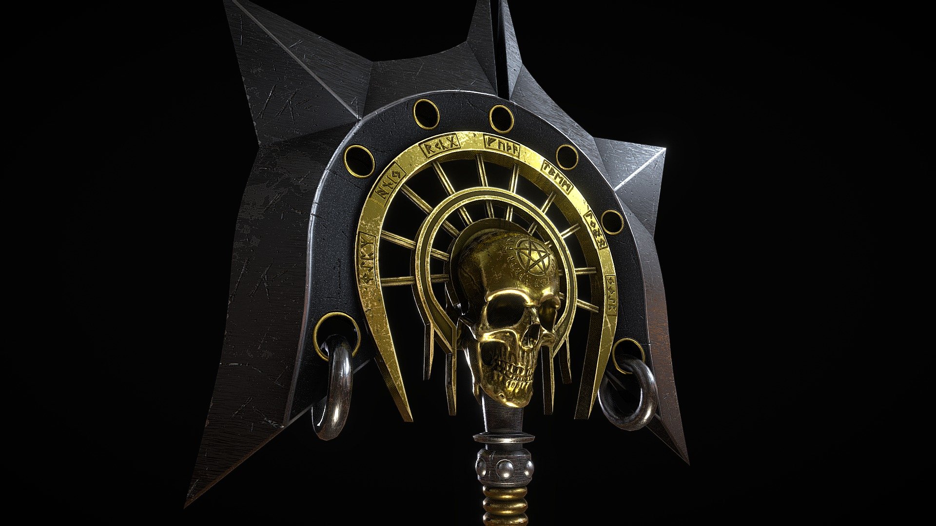 Cursed Battle Axe - 3D model by CGnewbie [4e6ff28] - Sketchfab