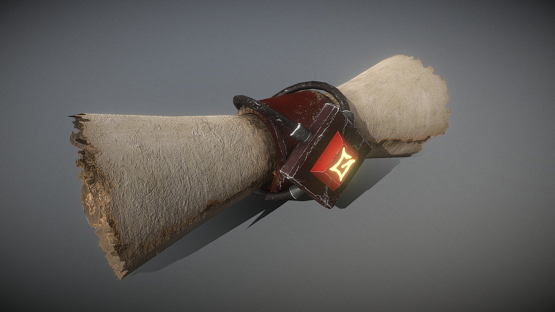 scroll - 3D model by MagicBean _神奇豆豆 (@magic_bean) [4e7019f] - Sketchfab
