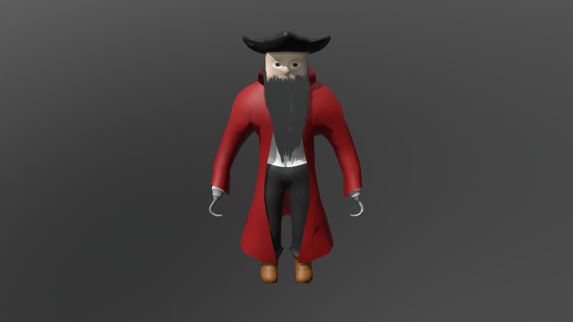 Pirate low poly final - 3D model by Noodle (@DevilDavid) [4e71a93 ...