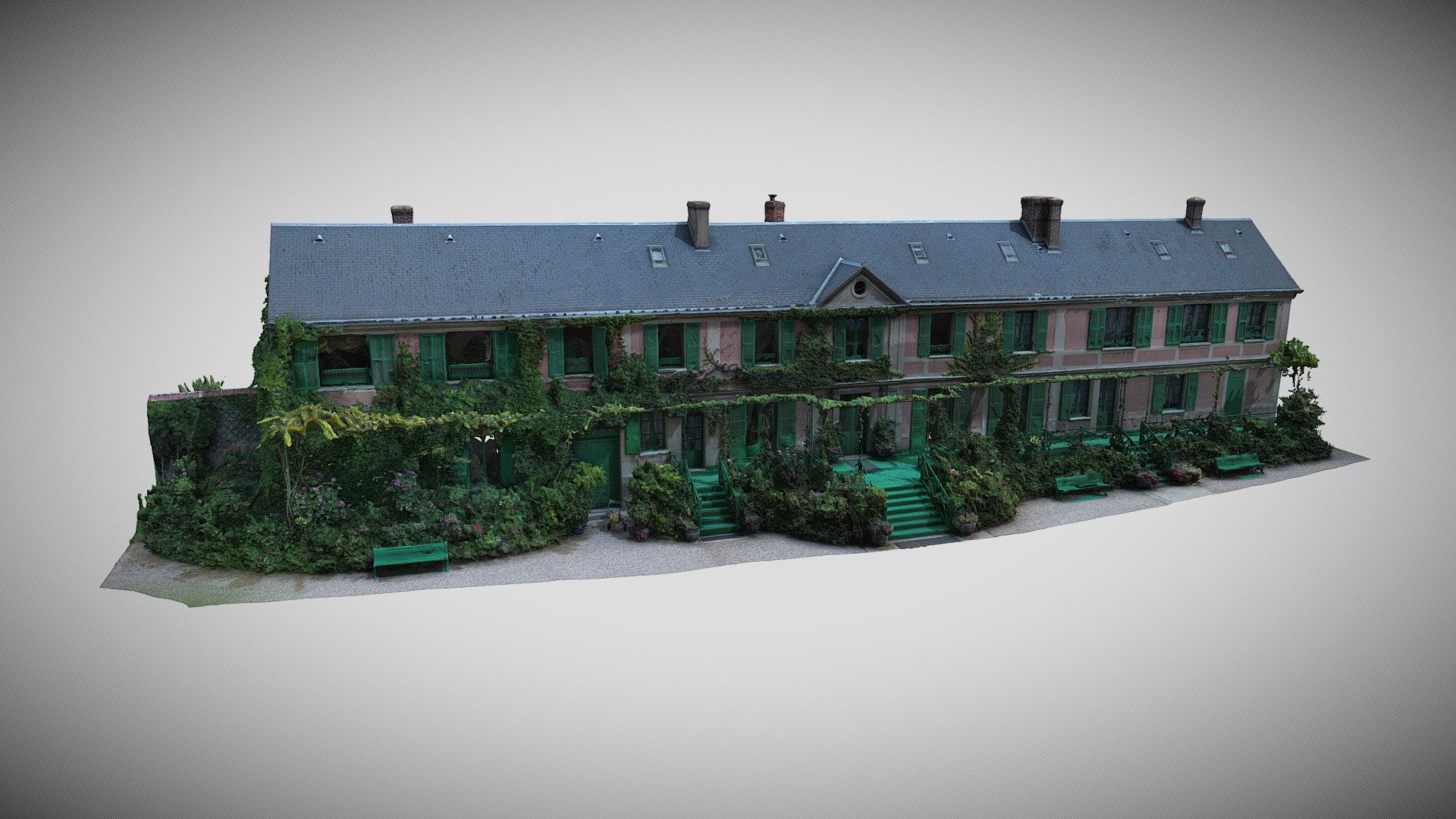 Maison de Claude Monet - Giverny - 3D model by Celian de La ...