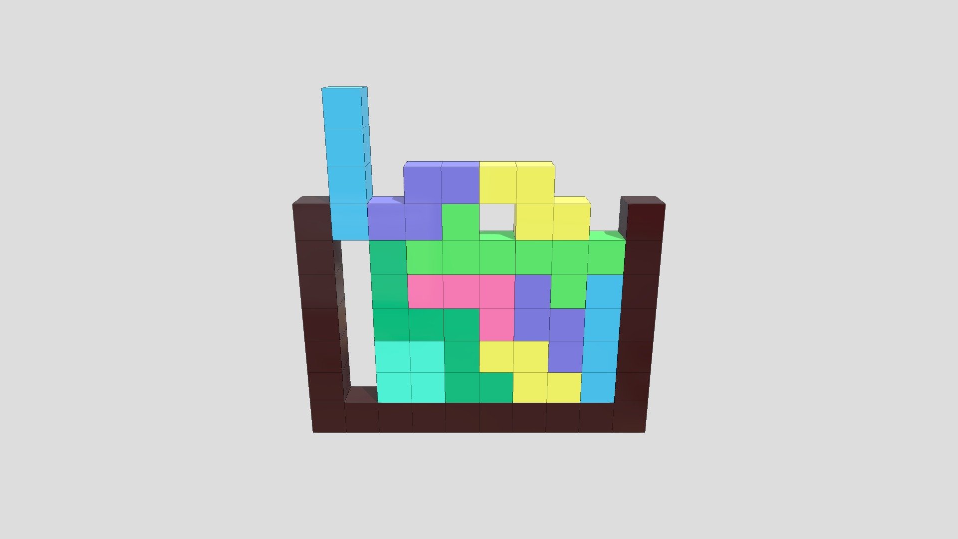 Tetris - Download Free 3D model by clerr [4e74bf1] - Sketchfab