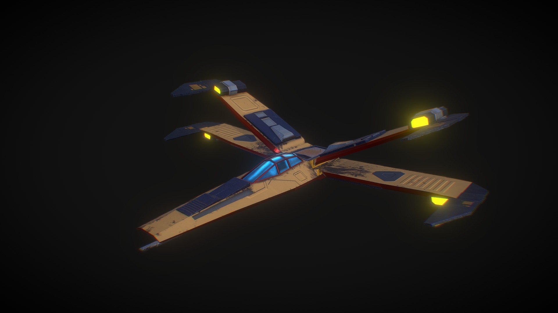Old Spaceship - 3D model by manuelspk [4e74e79] - Sketchfab