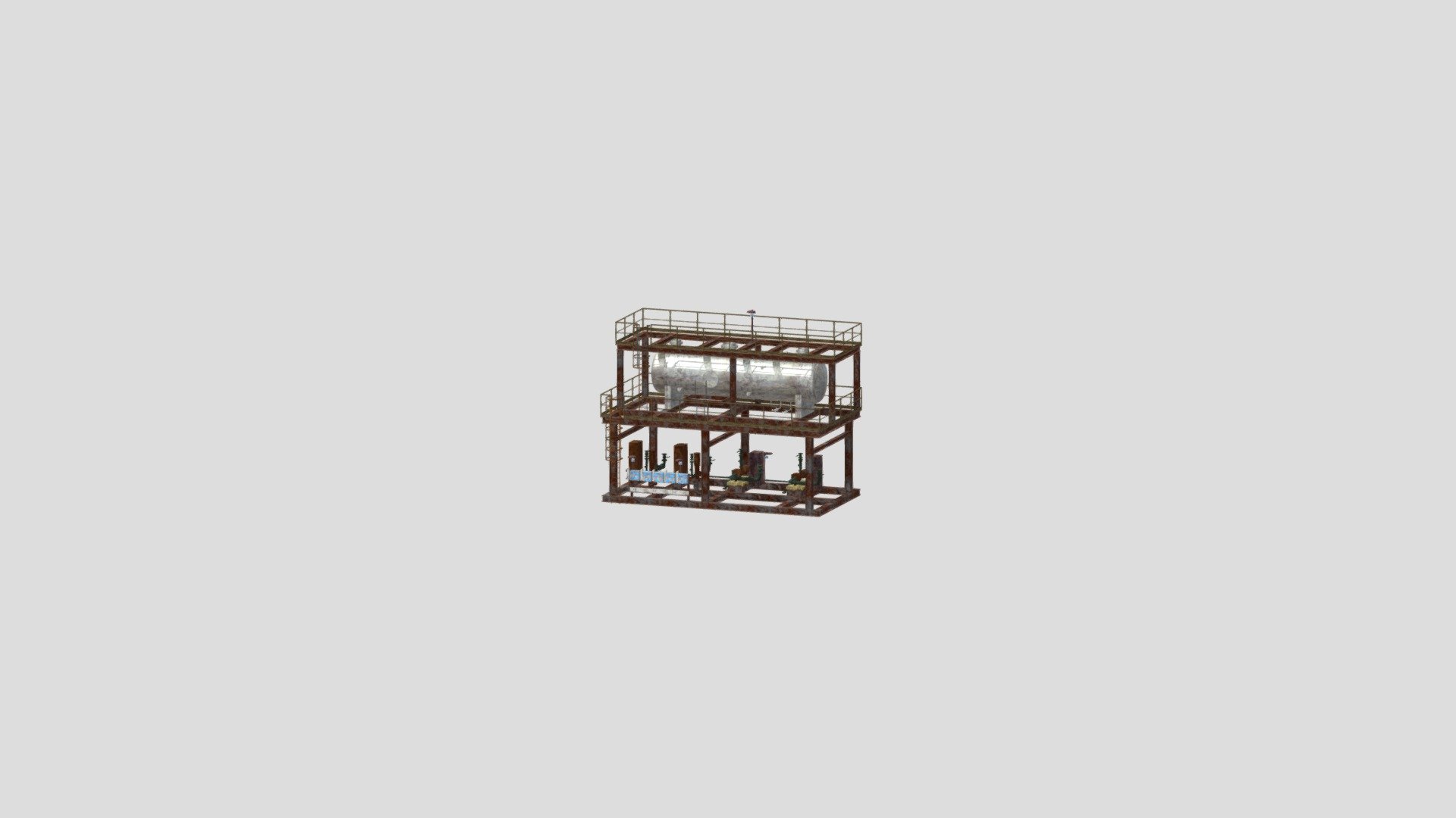 Steel Construction Equipment Layout VI - Download Free 3D model by ...