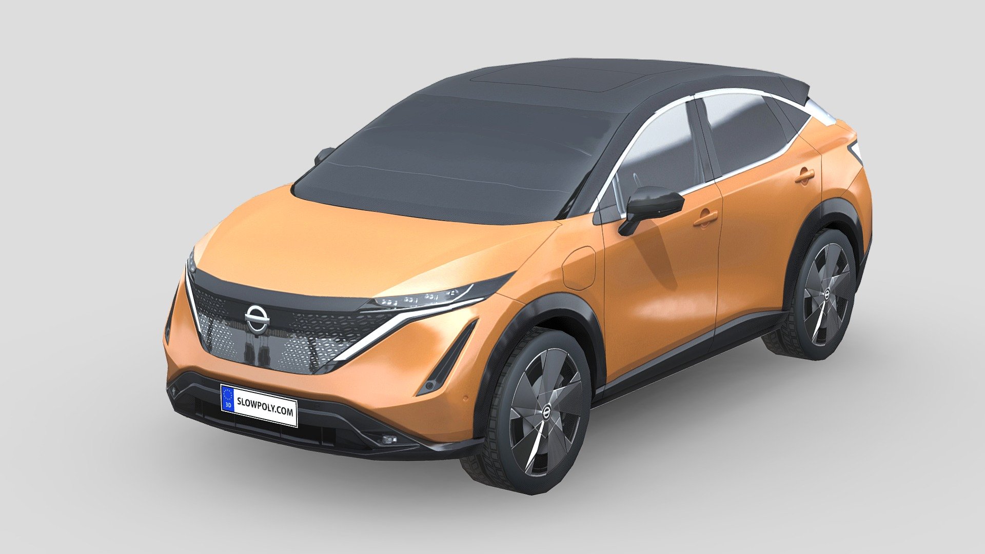 Nissan Ariya 2020 - Buy Royalty Free 3D model by slowpoly [4e76735 ...