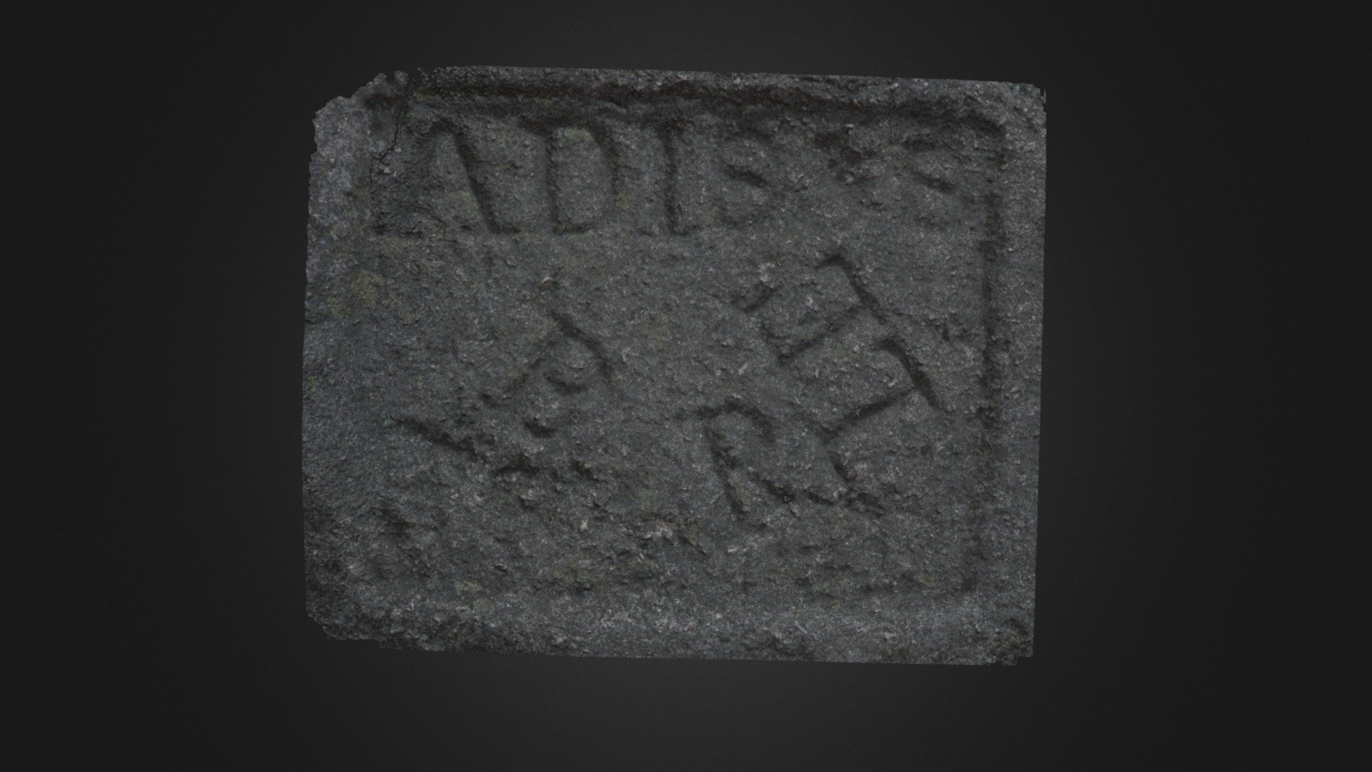 Mither Tap Stone Engraving - 3D model by Open Virtual Worlds ...
