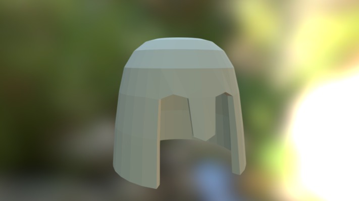 Simple Helmet - 3D model by spookyoniontv [4e7b27a] - Sketchfab